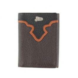Justin® Brown Tri-Fold Wallet - Jacksons Western Store